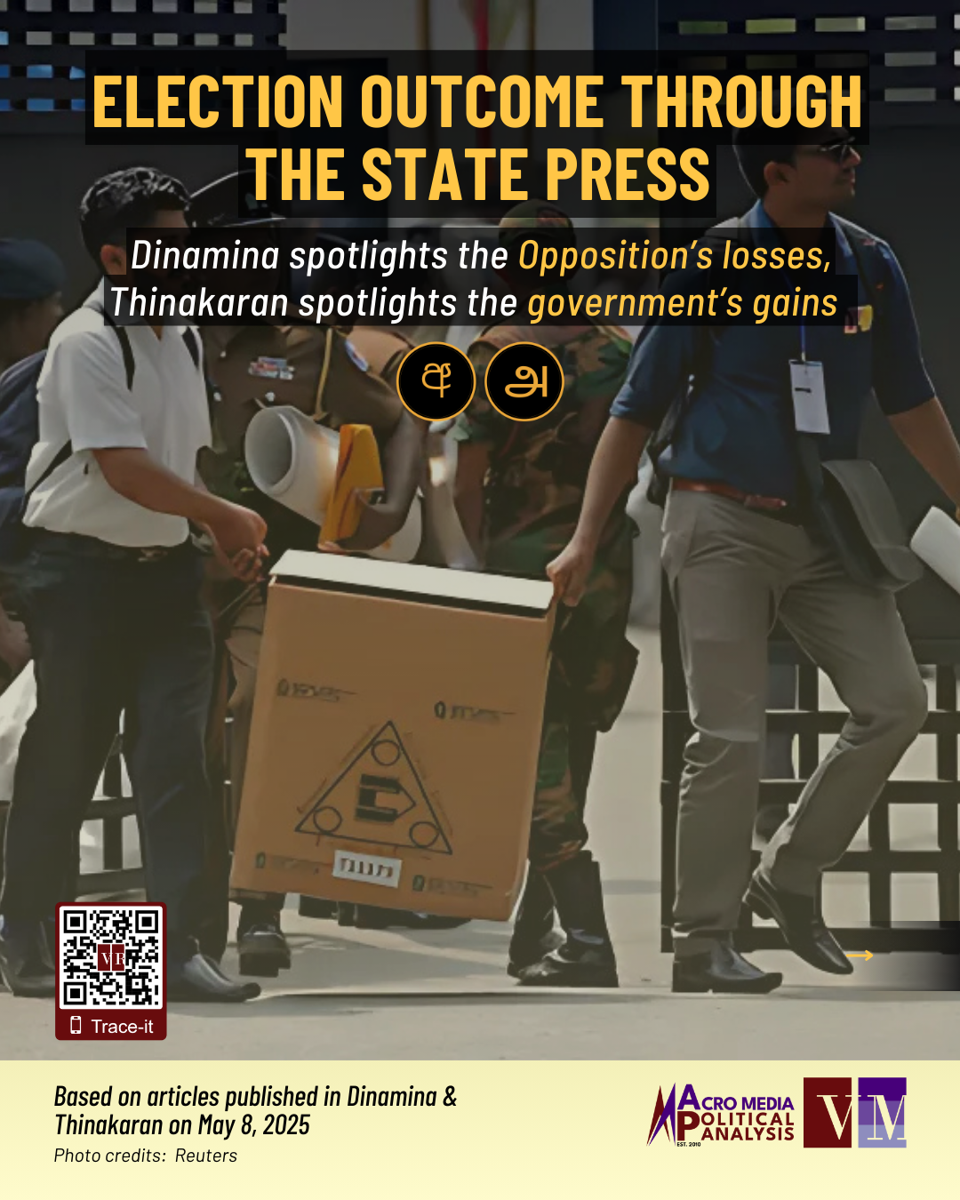Election outcome through the state press - Verité Media